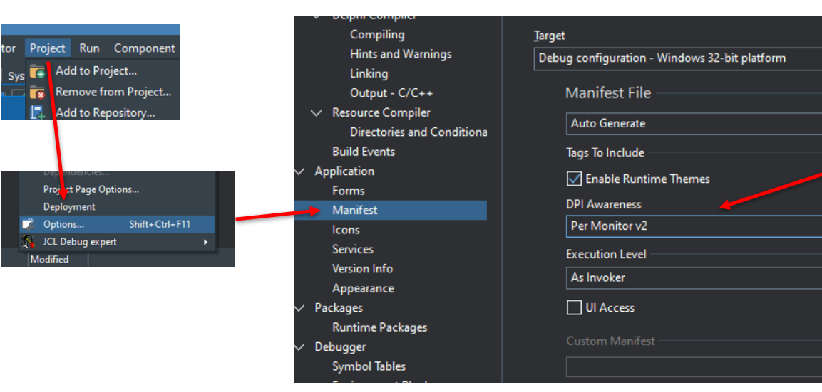 High-re DPI and Per Monitor v2 with Delphi and RAD Studio - Code.Show ...